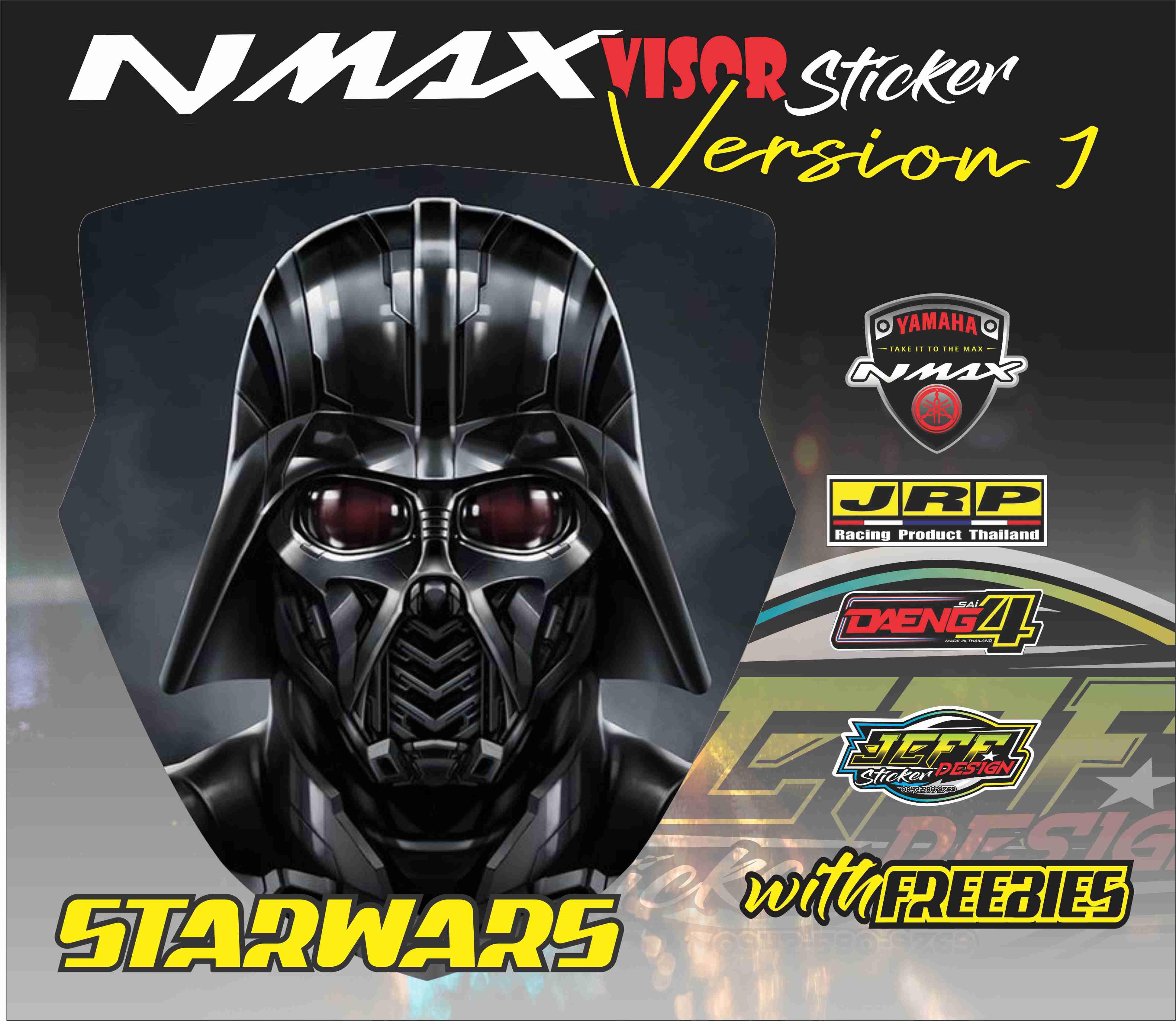 nmax visor sticker version 1 | Lazada PH