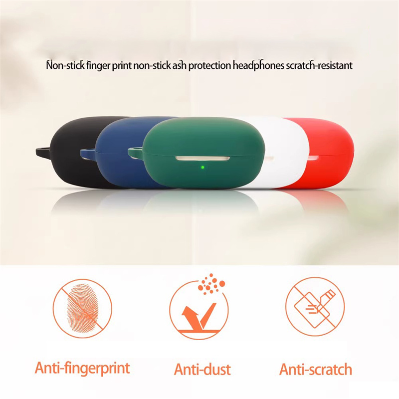 For QCY Buds Case Wireless Bluetooth Headset Cover Original Liquid Soft ...