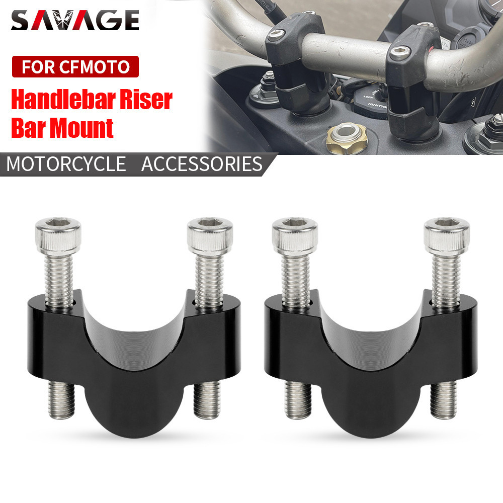 Handlebar Riser Bar Mount For CFMOTO 800MT 450MT 2024 Motorcycle Accessories Handle Clamp Handle ...
