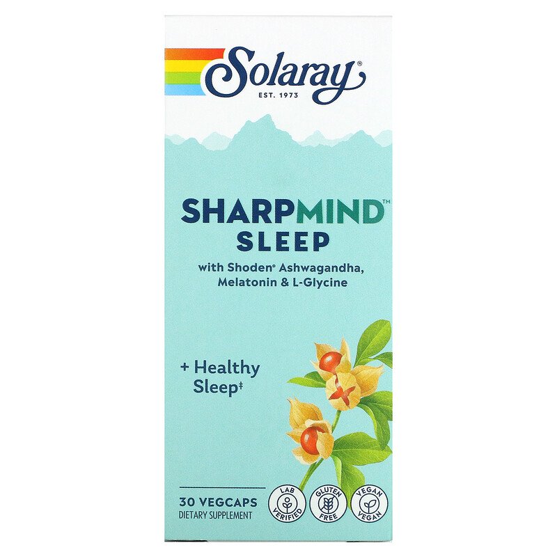 Solaray, SharpMind Sleep, 30 Vegcaps | Lazada PH