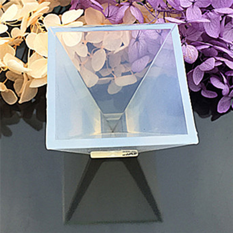 Pyramid Silicone Mould DIY Resin Decorative Mold Craft Jewelry Making ...
