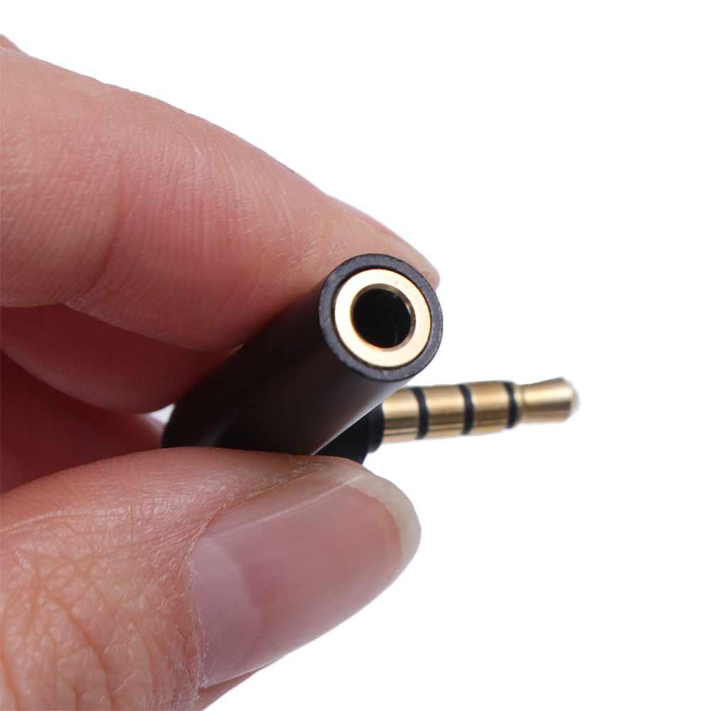 L Shape Portable Earphone Jack Audio Microphone Jack Plug 3.5mm Male To ...