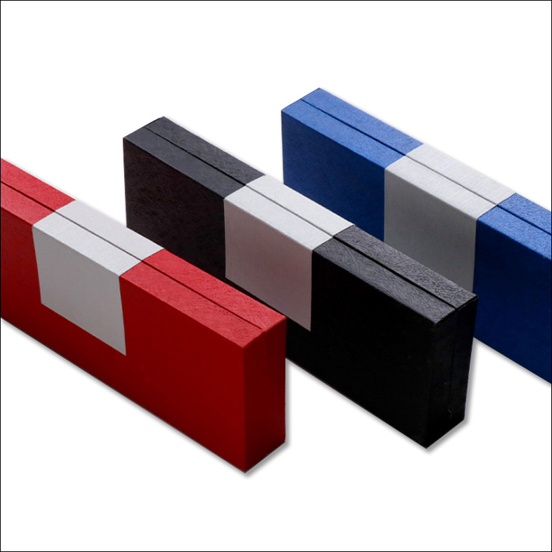 Hard Cardboard Pen Box Black Blue Red Pen Case Box Customized Logo ...