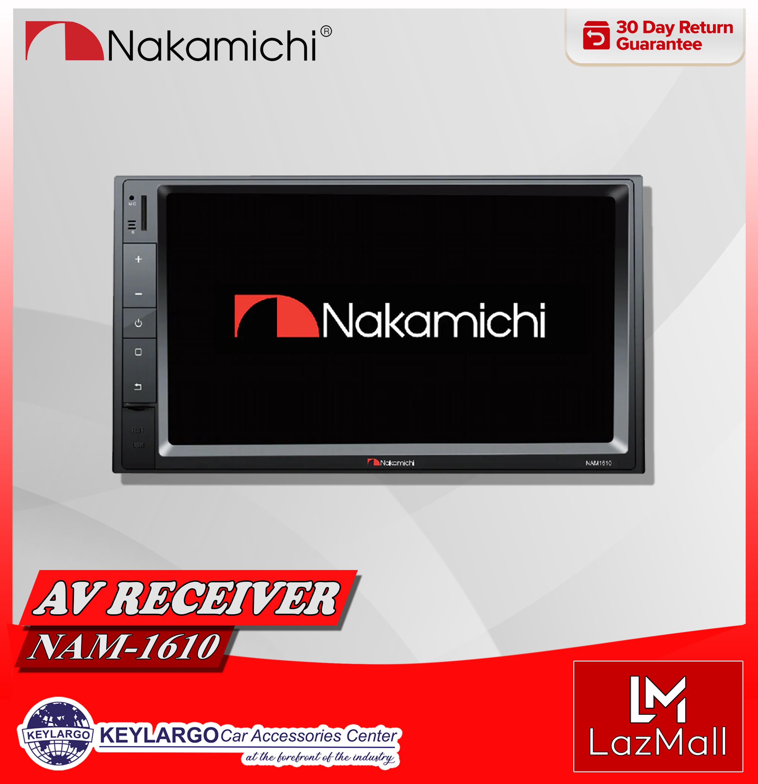 Nakamichi Head Unit 2 DIN 7" Mechless BT | Lazada PH