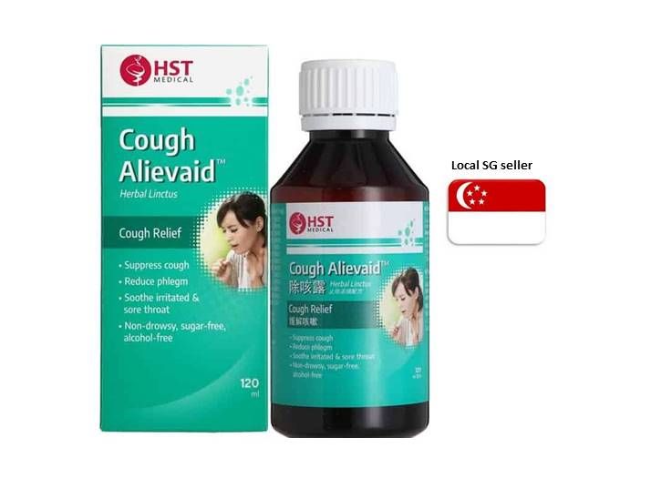 Cough Alievaid Herbal Linctus, Cough relief, 120ML | Lazada Singapore