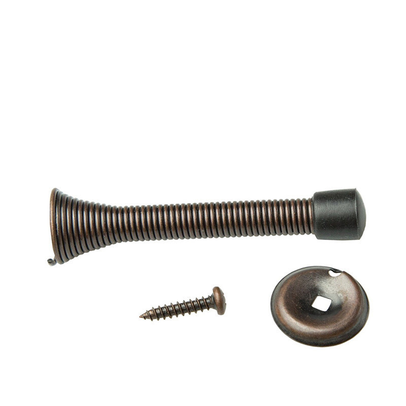 【TopazTrove】Zinc Alloy Door Stop Spring Doorstopper Protecter Door ...