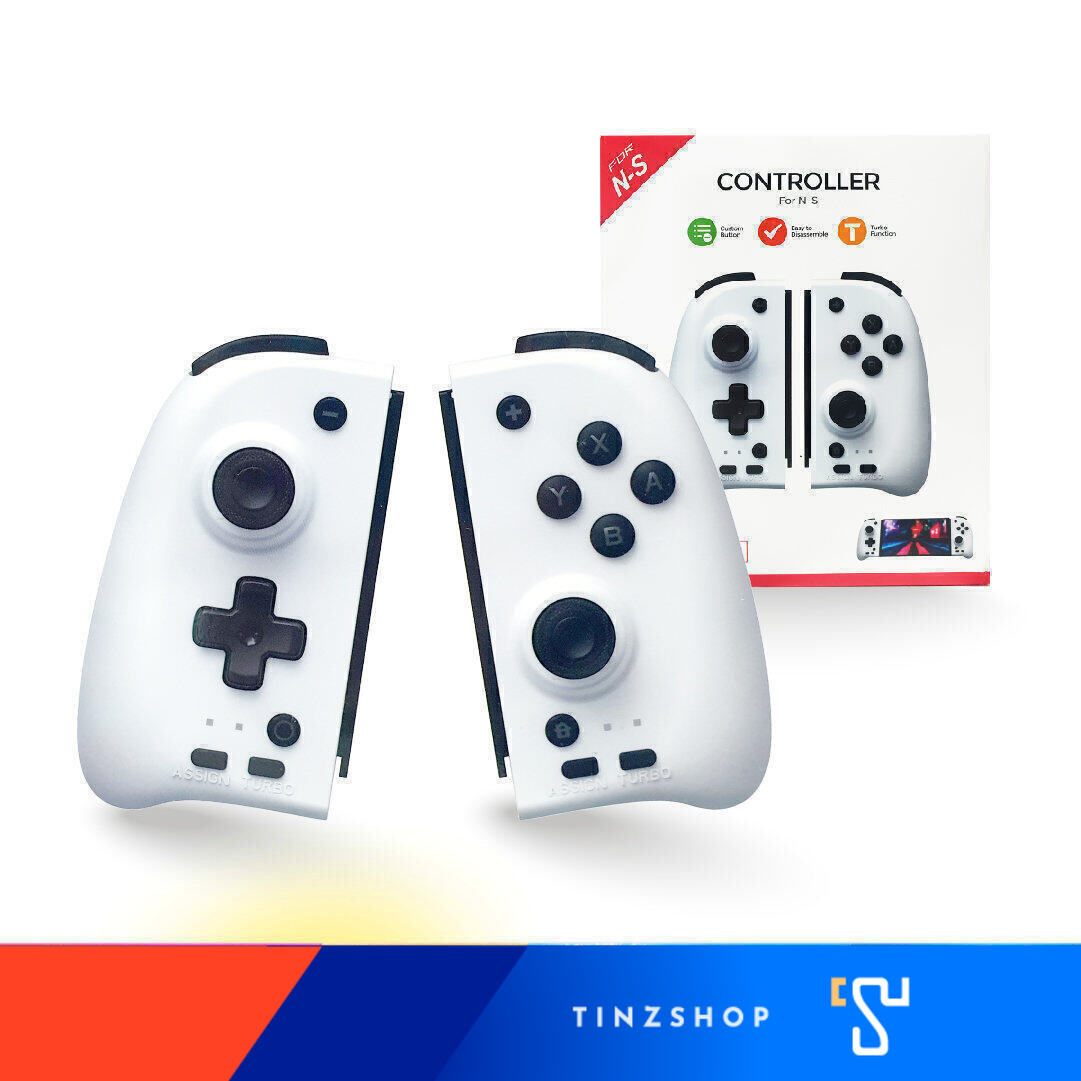 DOBE TNS-19210B White Nintendo Switch Split Controller จอยแพด สำหรับนินเทนโดสวิทช์ สีขาว รุ่น ...