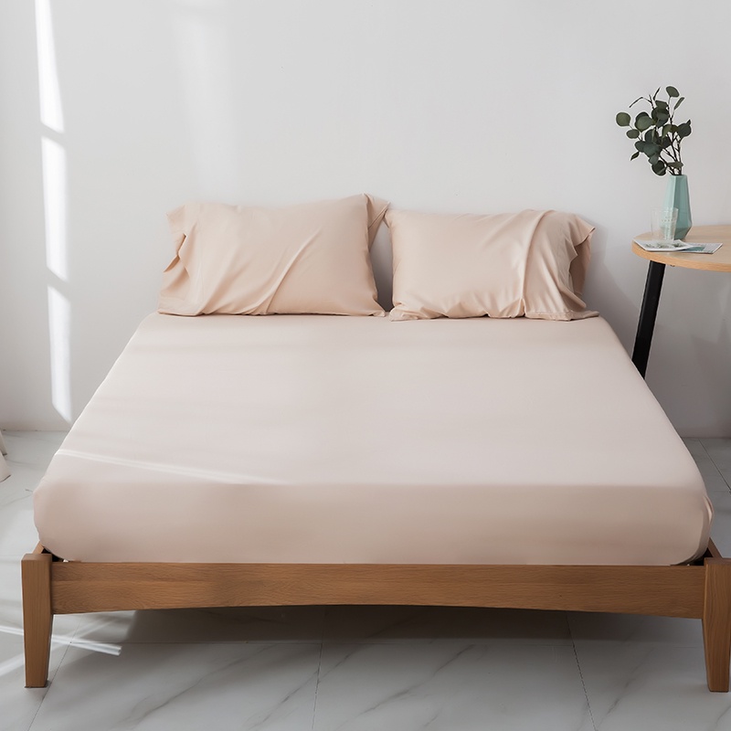 【Ready Stock】Luxury 100 Bamboo Fiber Fitted Bedsheet Silk Cooling Feel ...