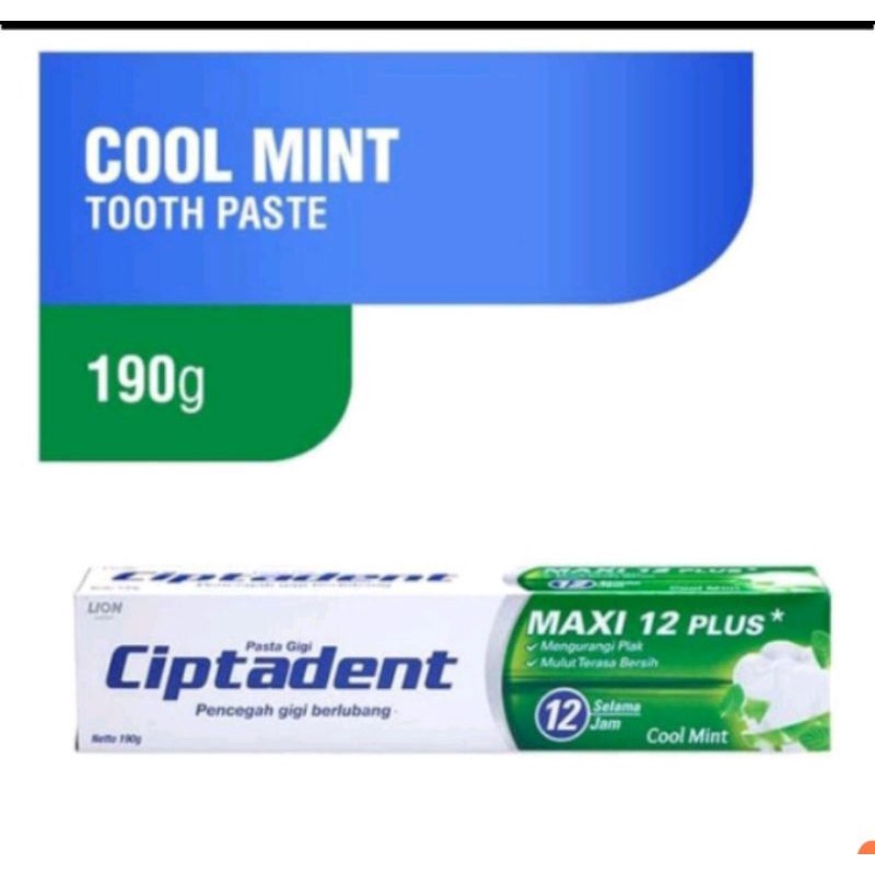 Ciptadent pasta gigi cool mint hijau 190 gr | Lazada Indonesia