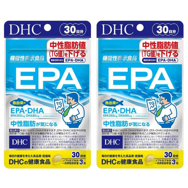 DHC EPA for 30 days EPA / DHA has the function of lowering the triglyceride level in the blood ...
