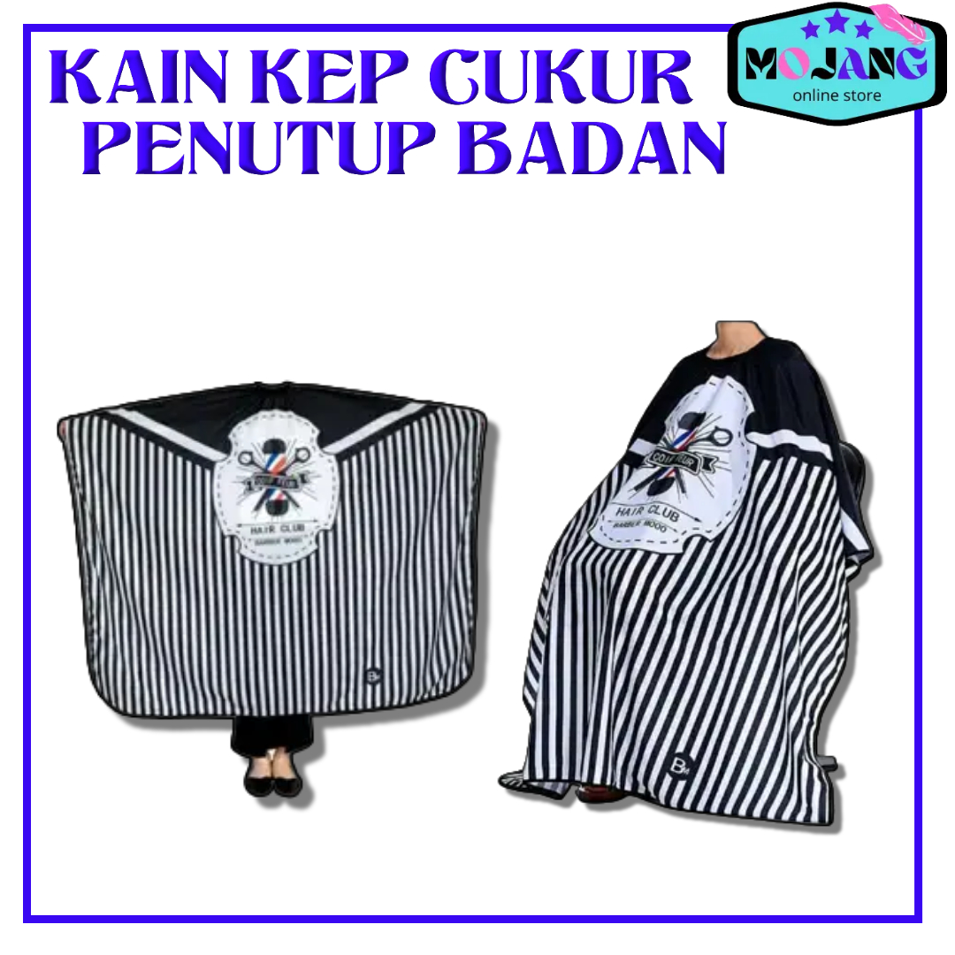 Kain Kep Kain Kip Kain Cukur Rambut Kain Cape Motif Barber | Lazada ...