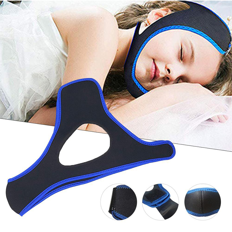 Anti Snoring Chin Strap Prevent Snore S Snoring Jaw Belt Sleep Support ...