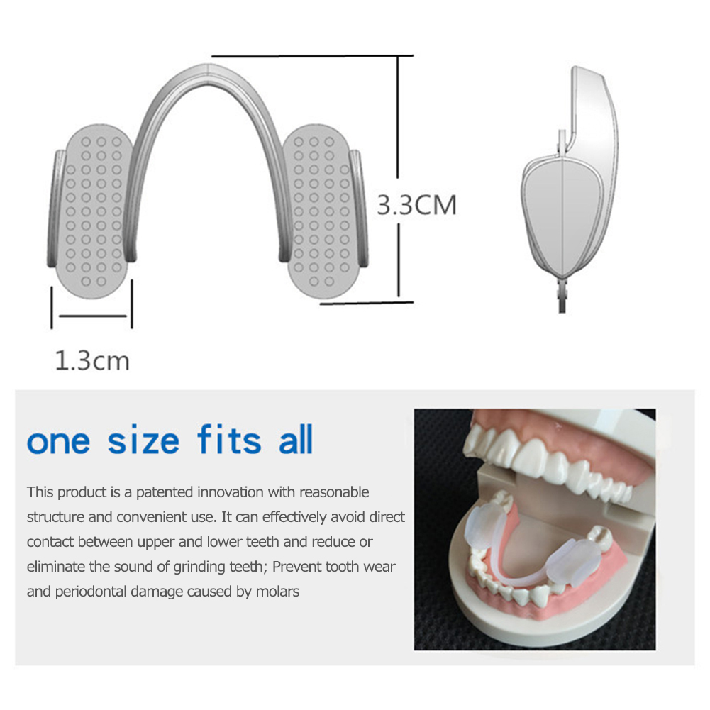 NEW 【Special offer】2Pcs Dental Mouth Guard Soft Teeth Splint Protector ...