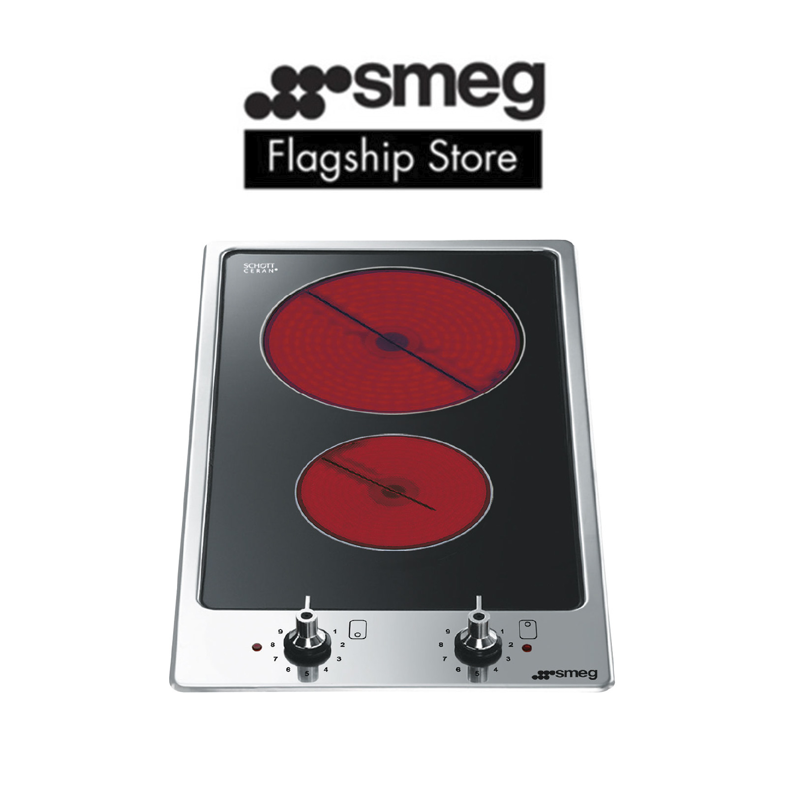 SMEG Ceramic Hob 30 cm Classica Aesthetic | Lazada Singapore