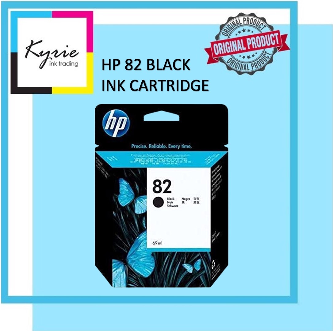 HP 82 Black Original Ink Cartridge 69ml | Lazada PH
