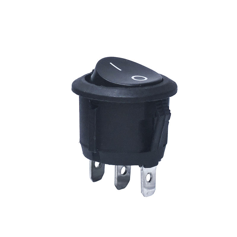 【MYDIY mall】5 pcs/lot KCD1 105 23MM 6A Round Boat Switch Snap-in SPST ...