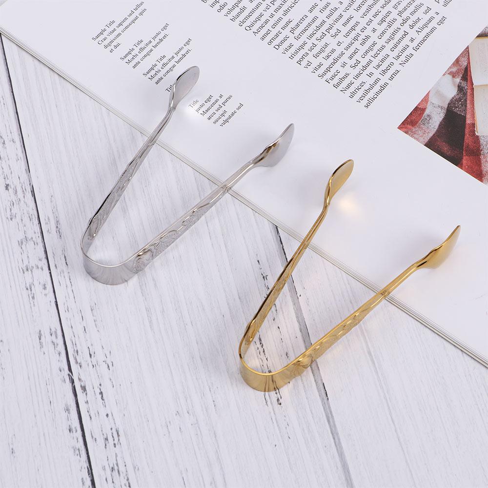 Stainless Steel Bar Tools Tea Kitchen Accessories Food Serving Tongs ...