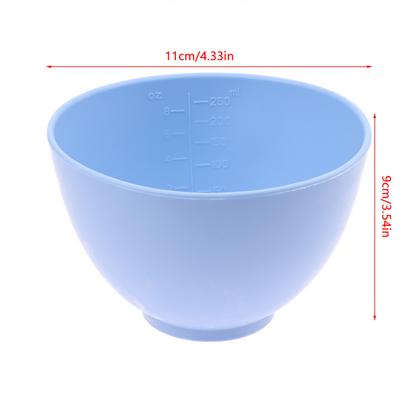 Colorful Silicone Face Mask Bowl Mask Stick Big Face Mask Powder Mixing ...