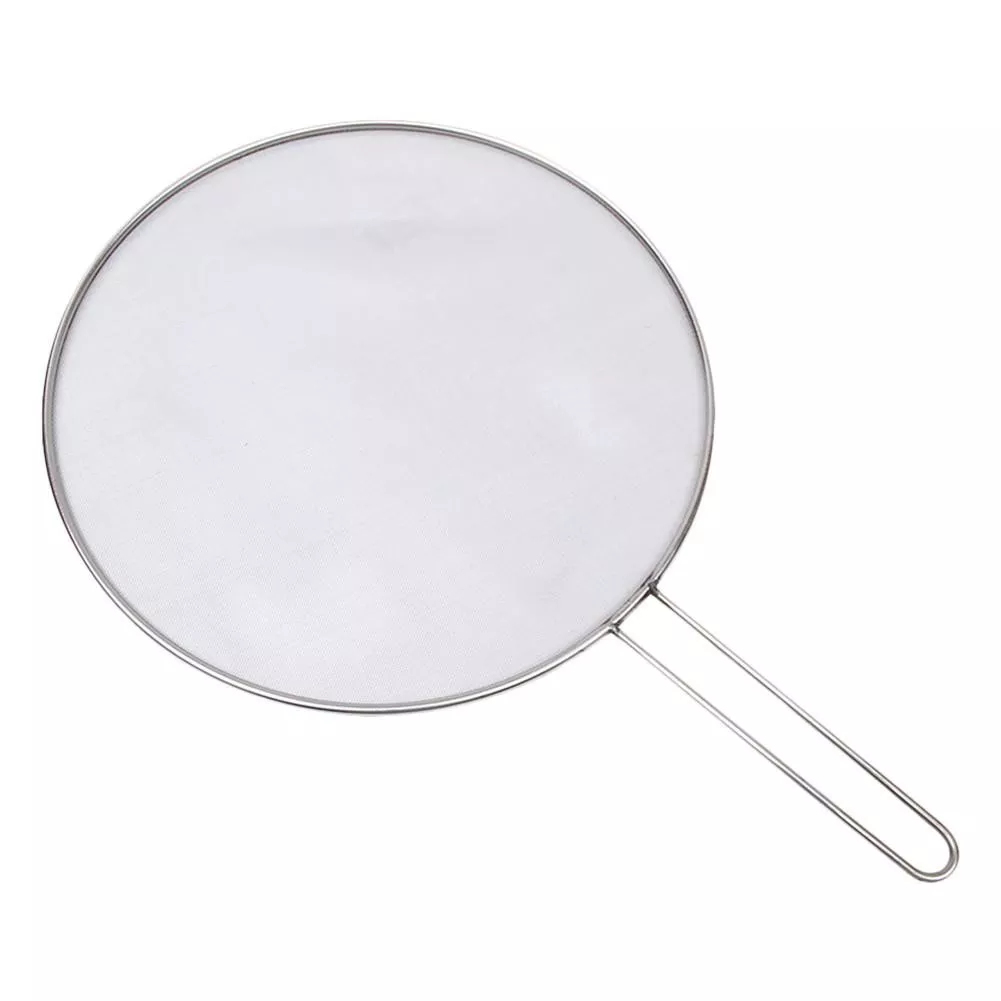 33cm Kitchen Oil Proofing Lid Filter Frying Pan Cover Oil Splashproof ...