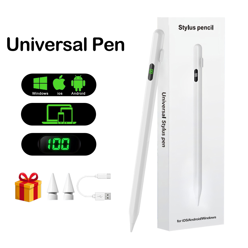 Universal Stylus Tablet Mobile Touch Pencil With Digital Display For ...