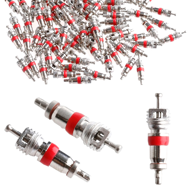 100Pcs Car Truck Replacement Tire Tyre Valve Stem Core Part With Wrench ...