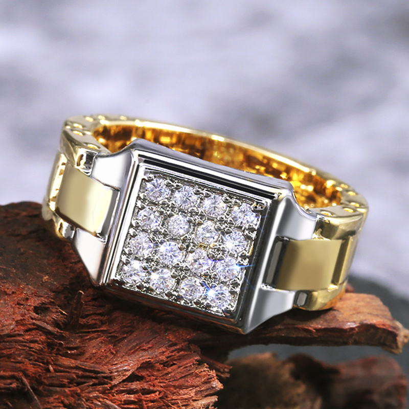 【Qian poem li Store】Huitan Watch Shaped Ring With Joint Band Fashion ...