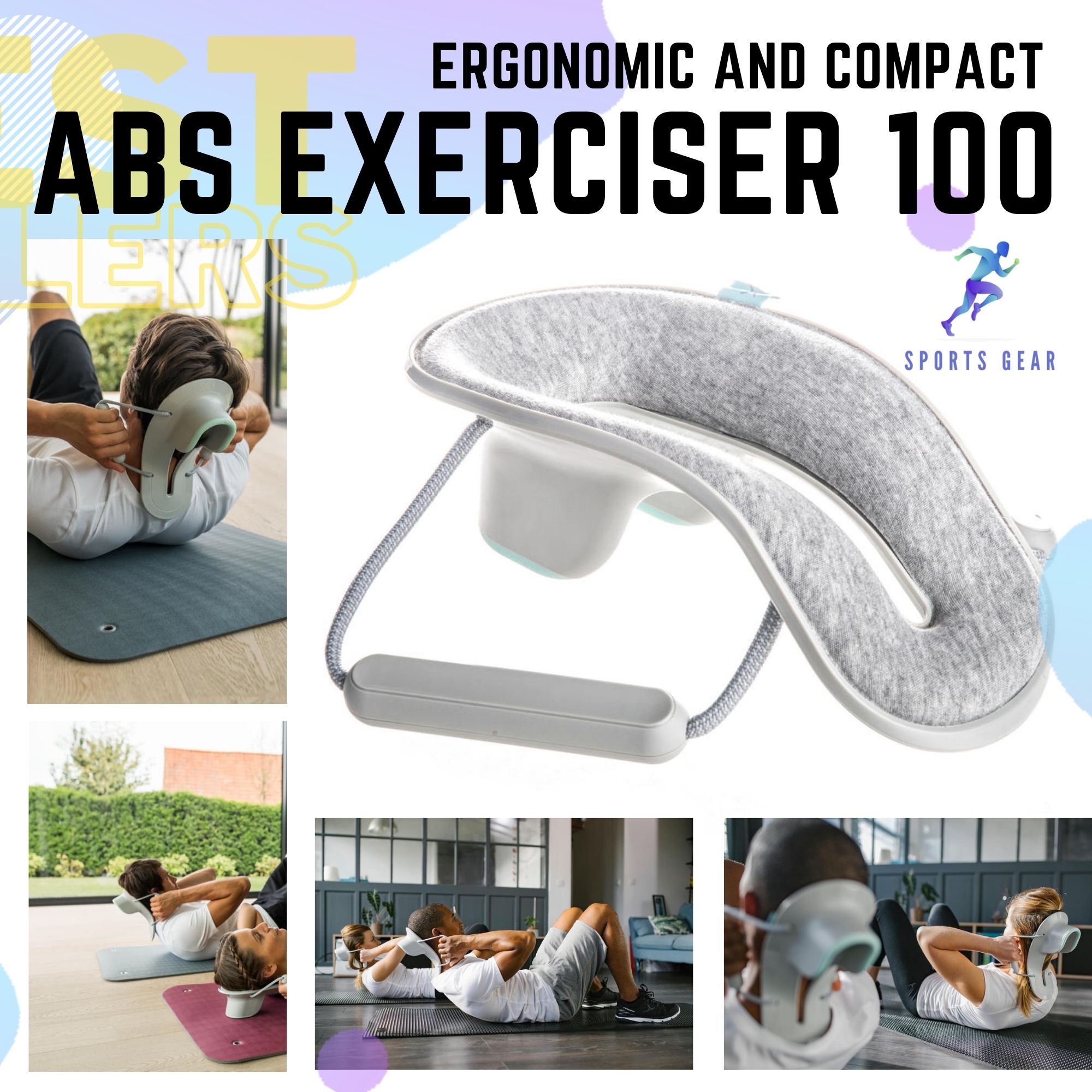 NYAMBA บริหารกล้ามท้อง อุปกรณ์บริหารกล้ามท้อง ขนาดกะทัดรัดตามหลัก ...