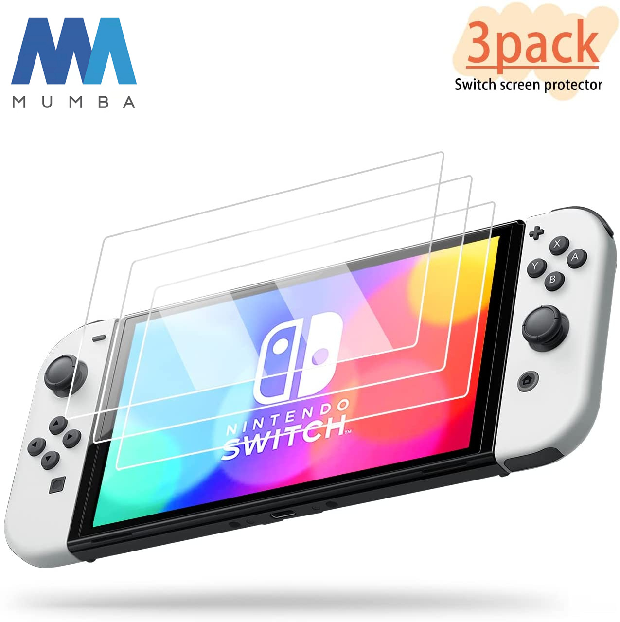 Mumba [3-Pack] Screen Protector for Nintendo Switch Oled, 9H Tempered ...