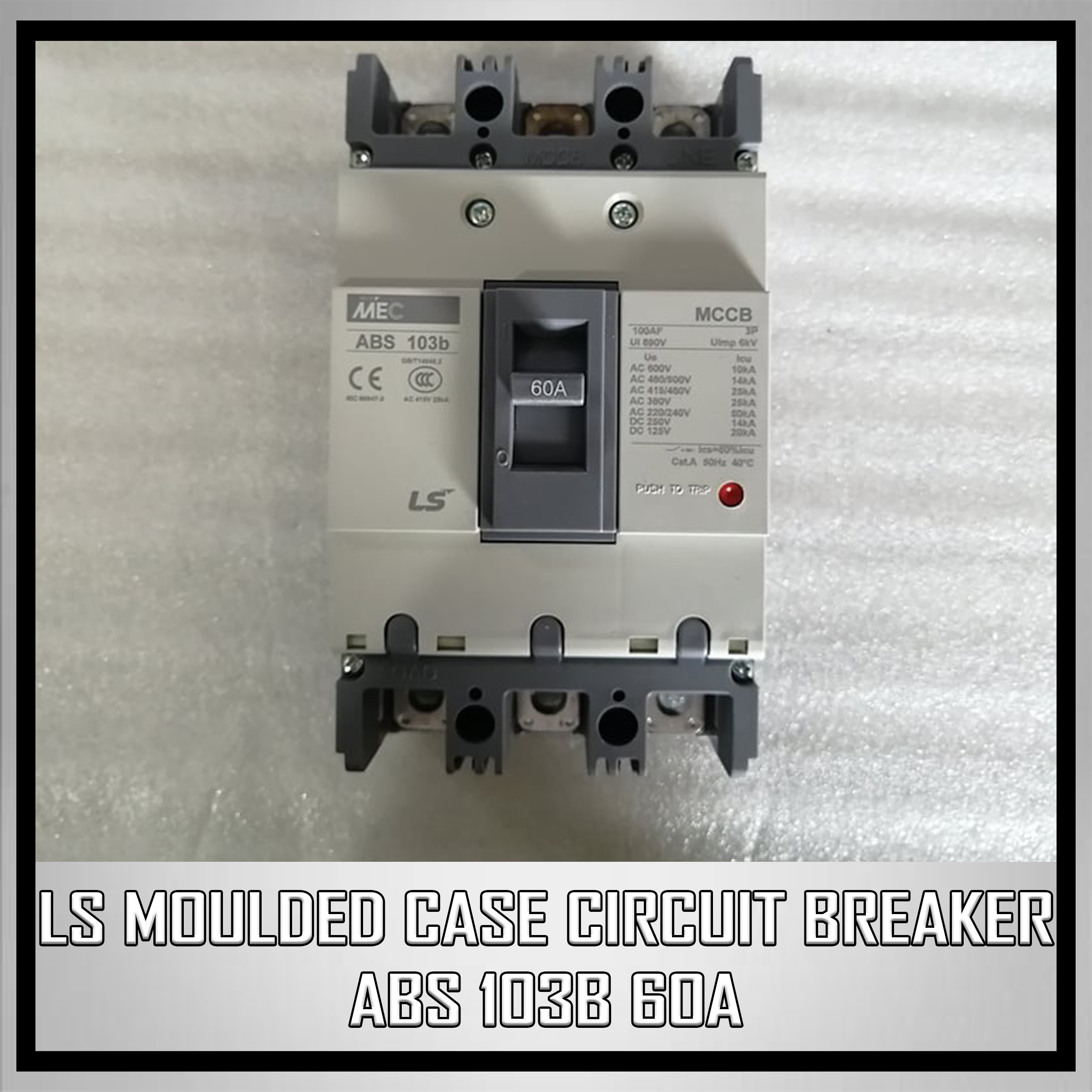 MCCB / MOULDED CASE CIRCUIT BREAKER / LS METASOL BRAND | Lazada PH