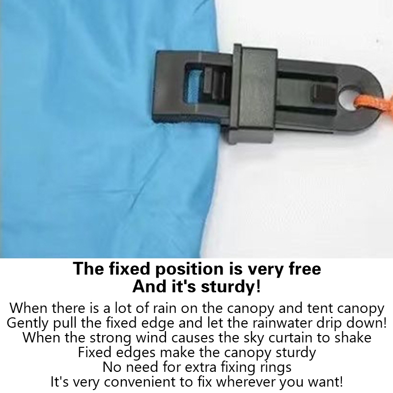 Plastic Tent Clamps, Canopy Windproof Ropes, Fixing Clips, Awning Clips ...