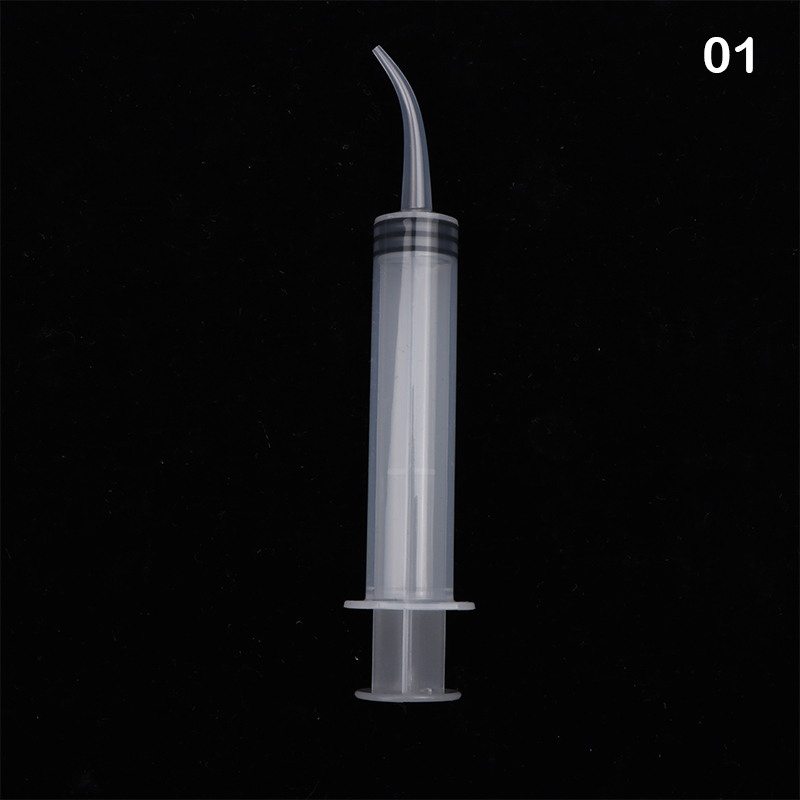 Tonsil Socket Irrigator Dental Irrigation Syringe With Curved Tip 12ml ...