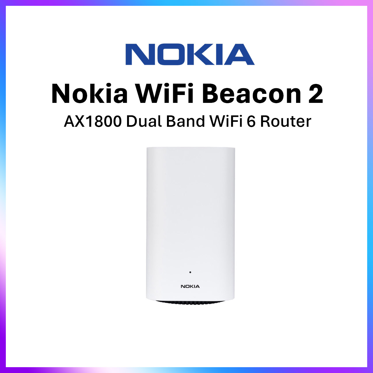 Nokia WiFi Beacon 2 Dual Band AX1800 WiFi 6 Mesh Router | Lazada Singapore