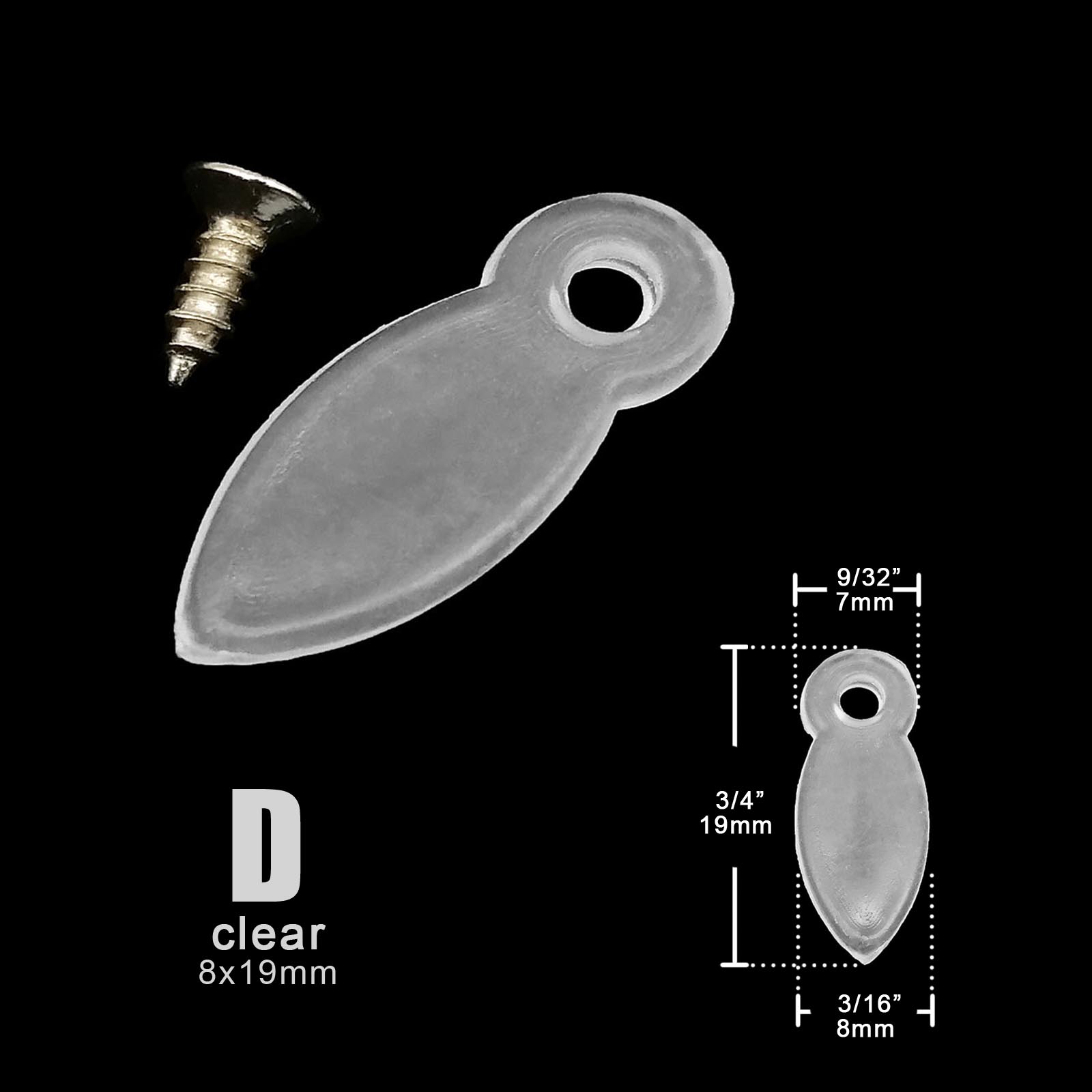 50pcs Metal Transparent Pump Photo Mirror Frame Back Board Backboard ...