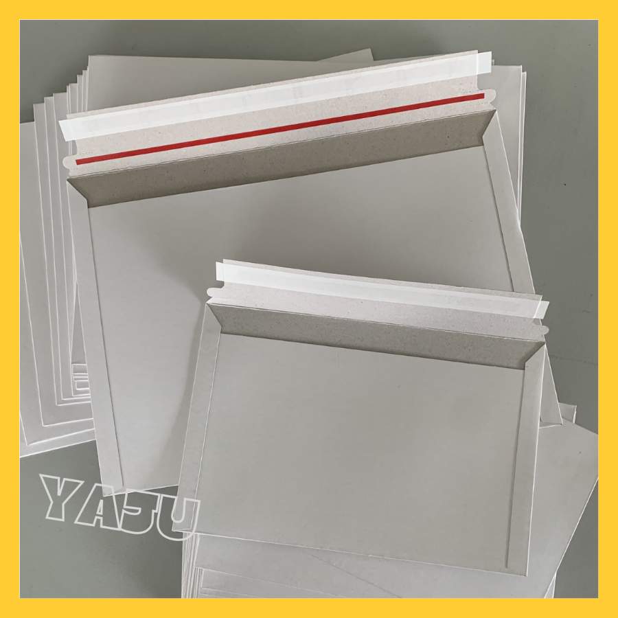 【YAJU!】A4 A5 Cardboard Document Envelope Paper Kosong Blank White ...