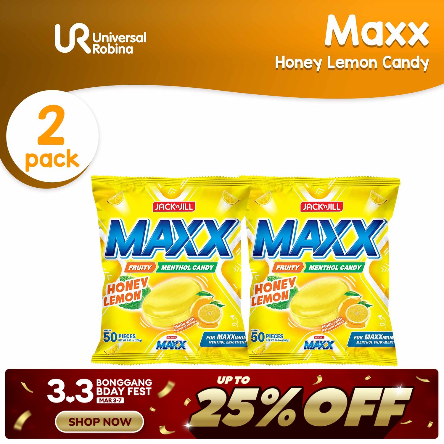 2 x Maxx Honey Lemon 50s | Lazada PH