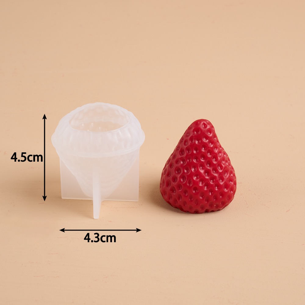 Universal Silicone 3D Strawberry Mold Strawberry Shape Handmade Craft ...