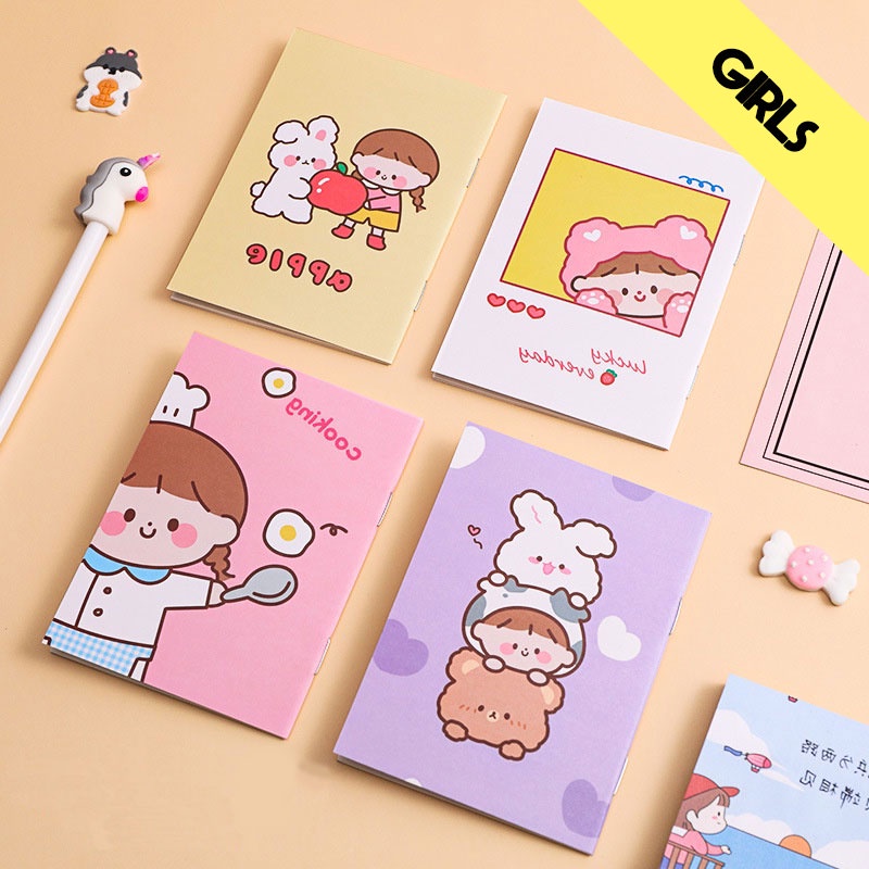 🔥 HANDY DESIGN 🔥 Cute Cartoon Mini Notebook Pocket Note Book Portable ...