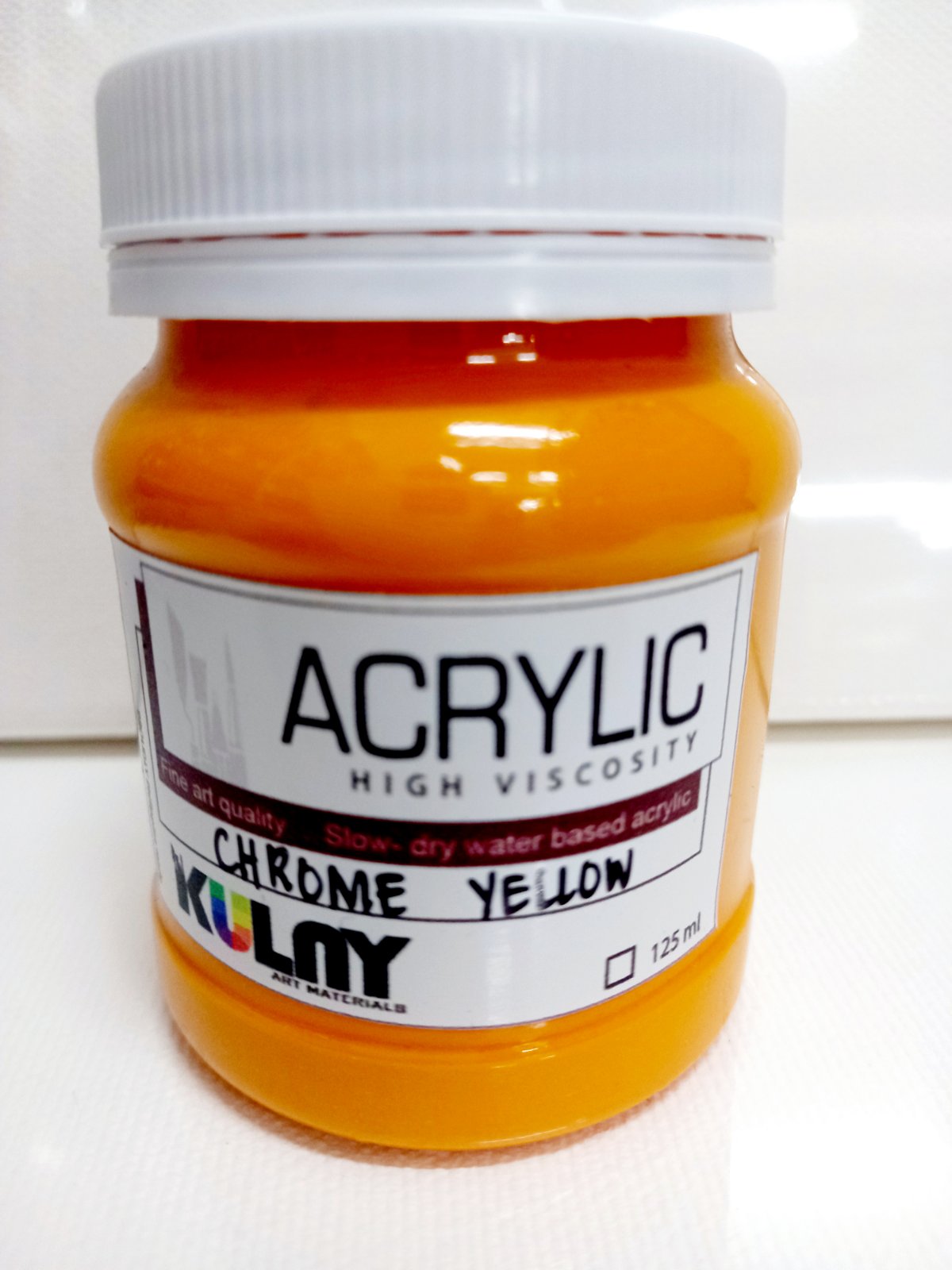KULAY ACRYLIC PAINT: CHROME YELLOW (50ml to 1Liter) | Lazada PH