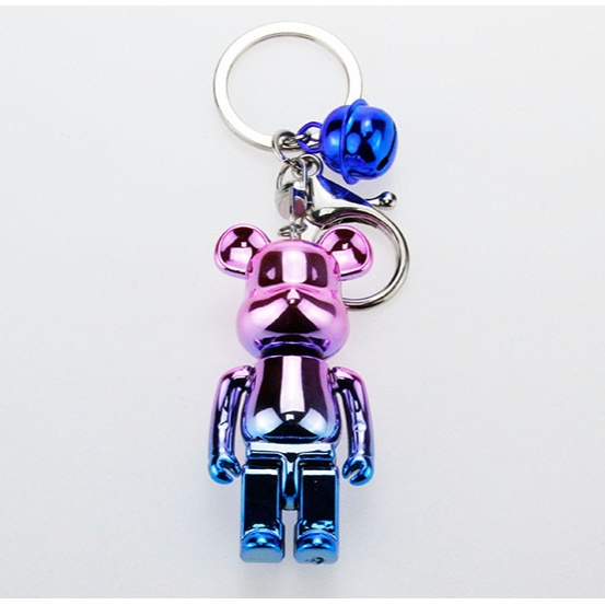 [SG STOCK] Premium quality Bearbrick keychain Bear Brick Keychain ...