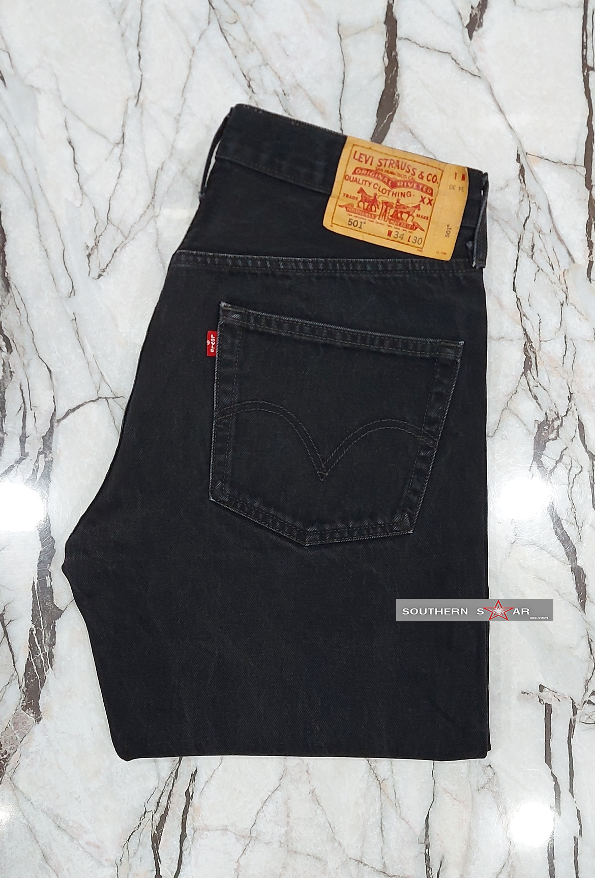 กางเกงยีนส์ Levi's ของแท้ FROM USA MADE IN MEXICO รุ่น501 เอว30 ยาว33 ขากระบอก กระดุม (U84) (LU ...