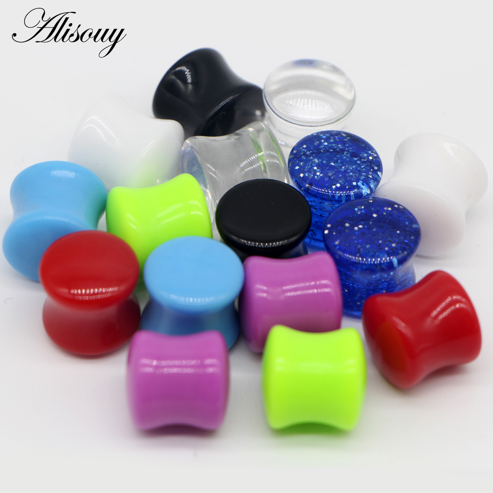 【Clay & Cloud】Alisouy 2PCS NICE piercing body jewelry mixed gauges ...