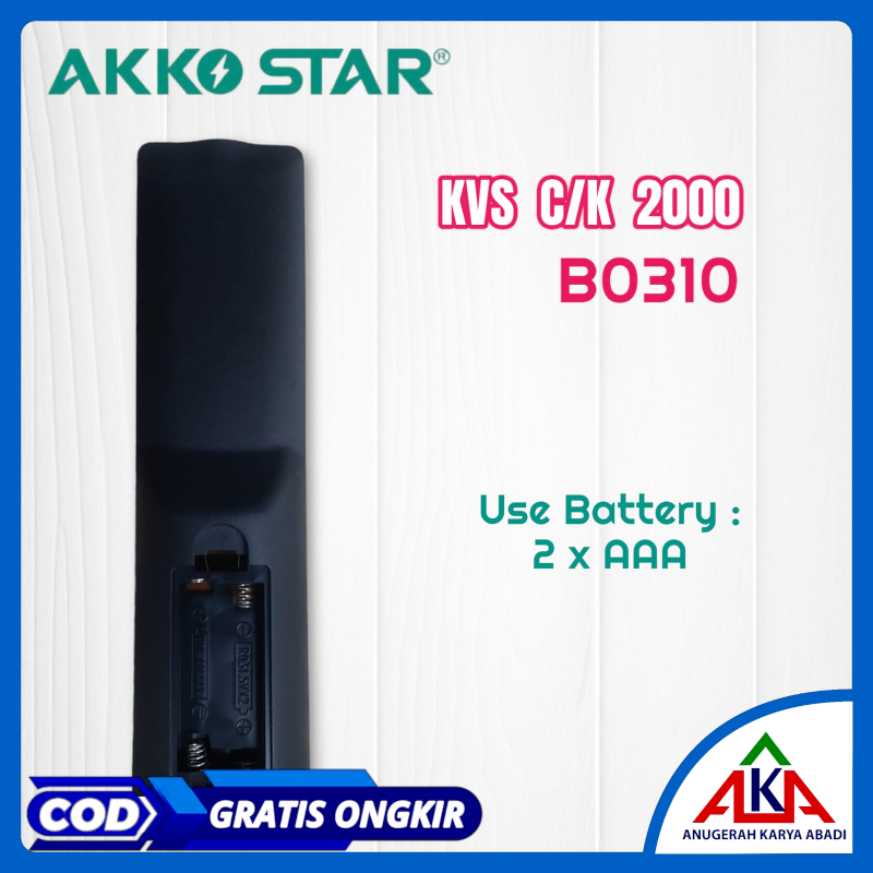 Remote Receiver K-VISION Parabola AKKO STAR KVS C/K2000 - B0310 Hitam ...