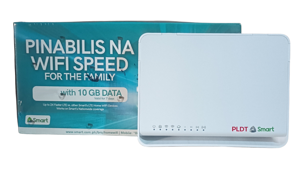 PLDT SMART LTE-Advanced Prepaid Home WiFi Evoluzn-ID4 CAT6 w/ FREE! 10GB valid for 7days | Lazada PH