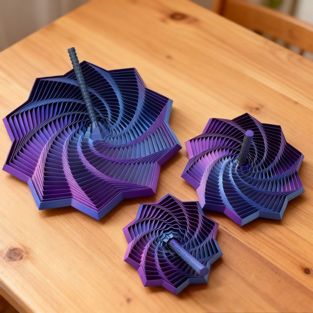 Children's Gifts 3D Printing Fractal Fidget Star Model Expanded ...