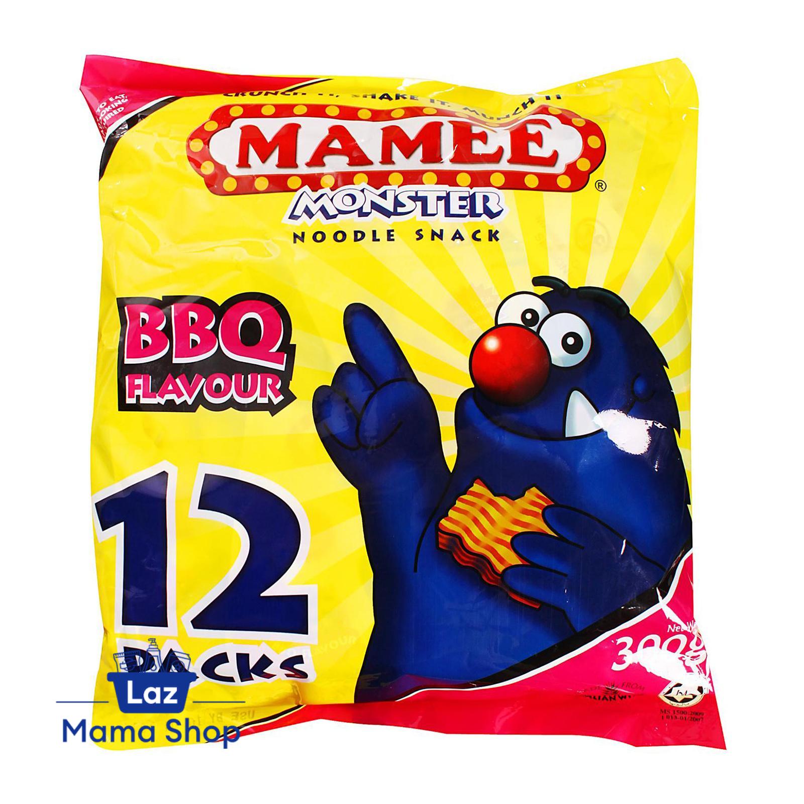 Mamee Monster BBQ Flavour Noodle Snack (Laz Mama Shop) | Lazada Singapore