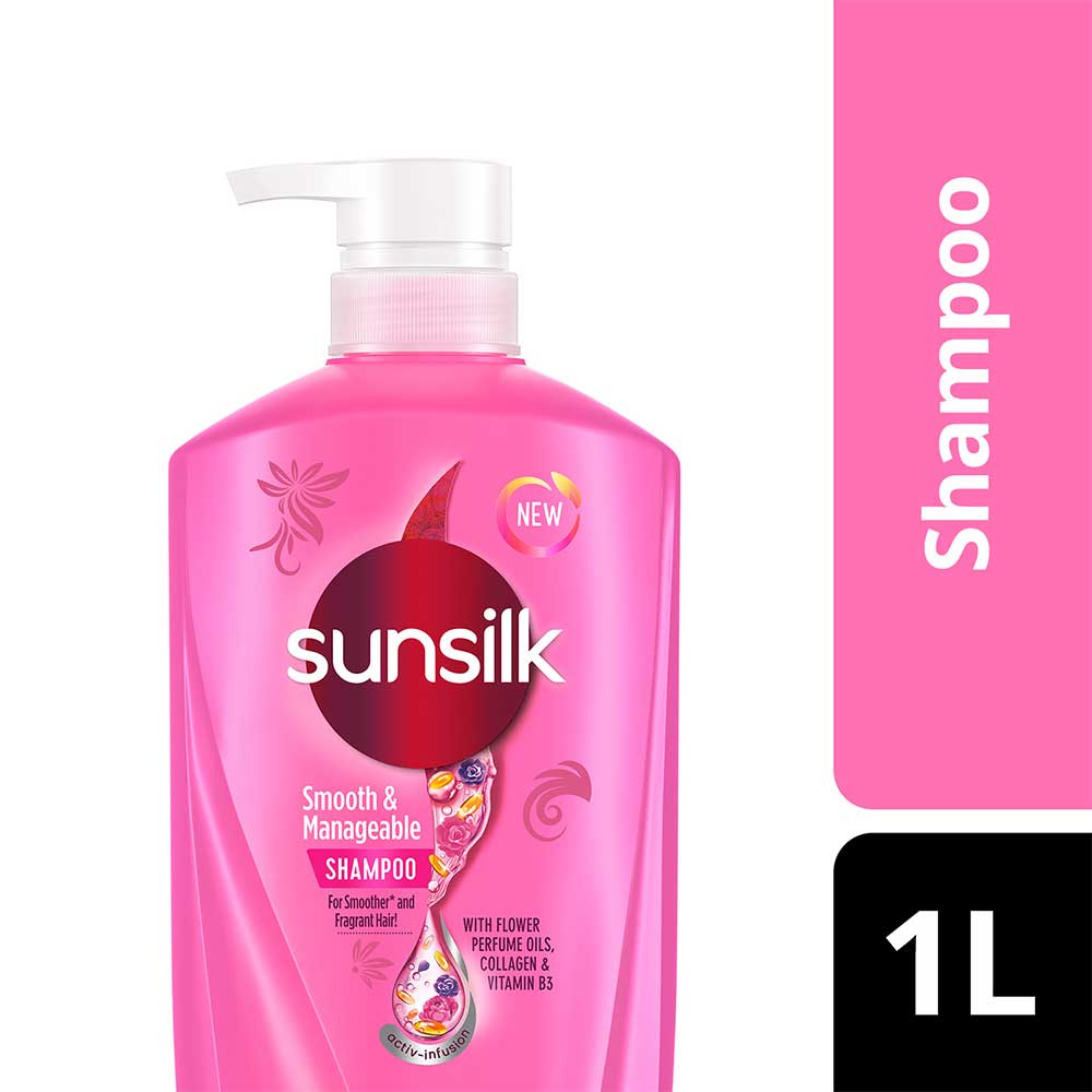 NEW Sunsilk Pink Smooth & Manageable 1L | Lazada PH