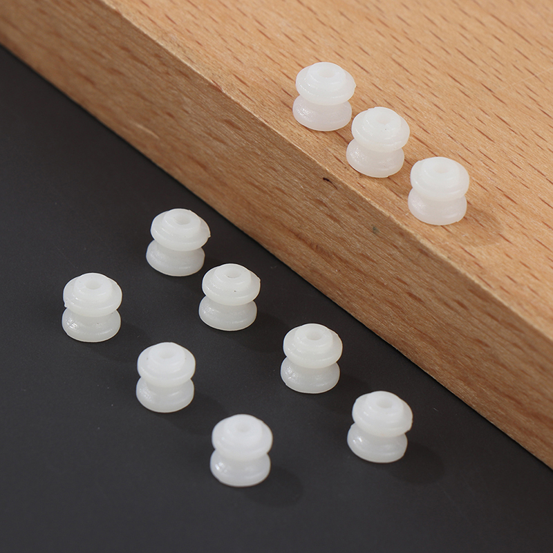 10PCS Pulley Gear Micro Plastic Wheel White Pulley Wheel Fit DC Motor ...