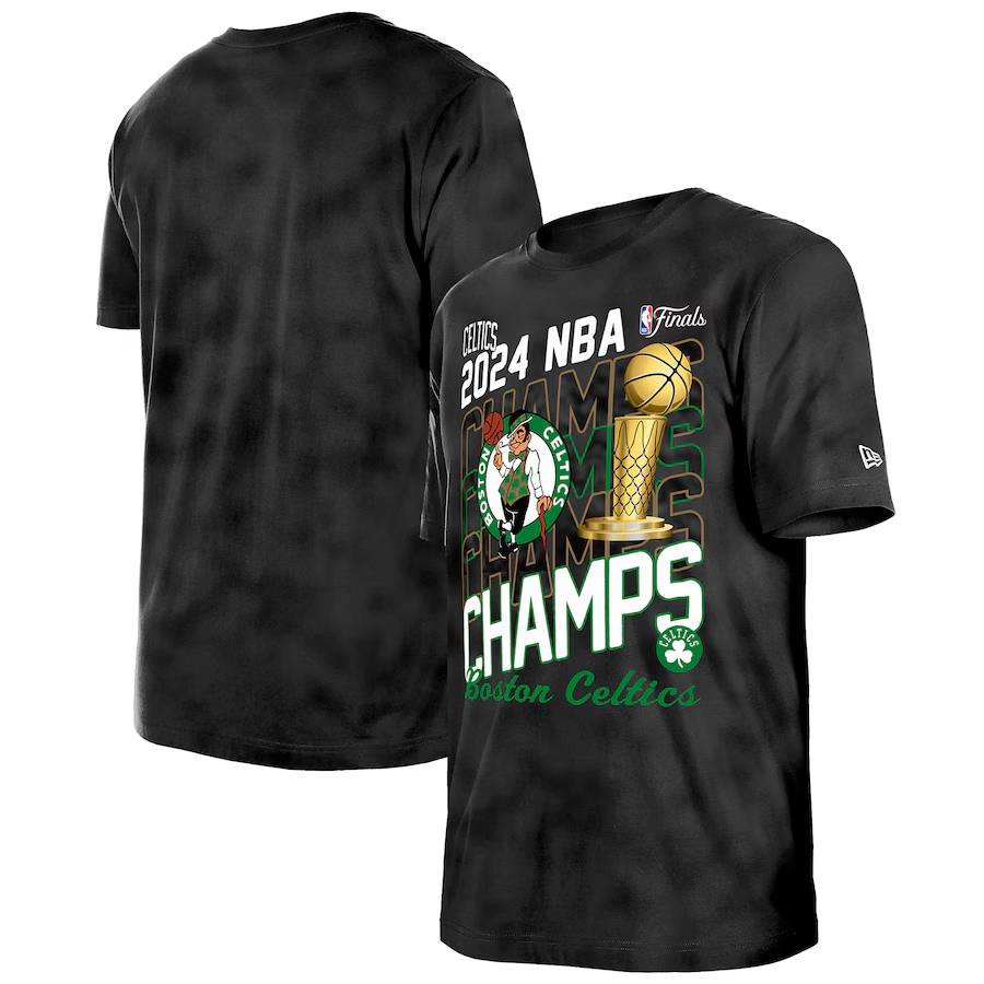 XY 2024 Boston Celtics New Era Black 2024 NBA Finals Champions Enzyme ...