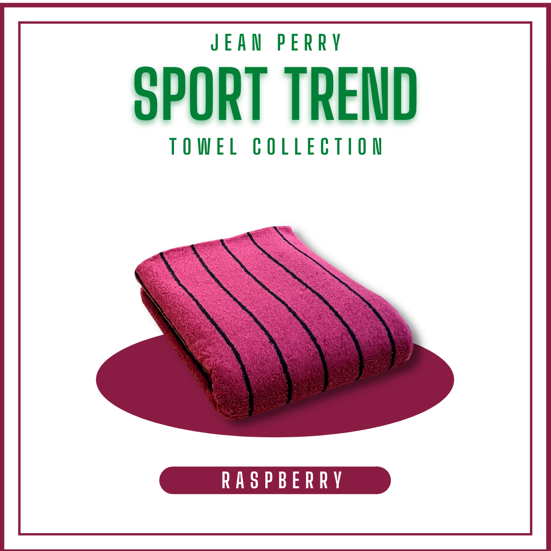 Jean Perry Sport Trend 100% Cotton- Bath Towel | Lazada