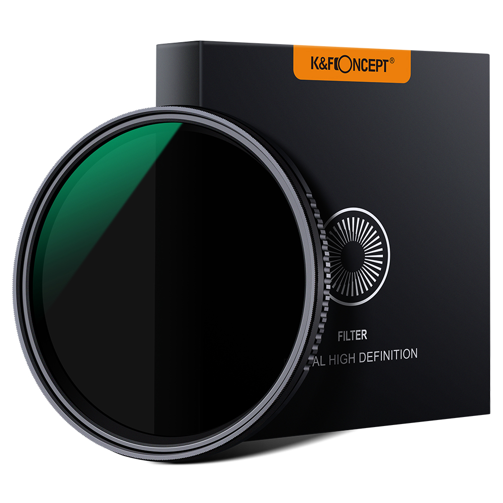 K&F Concept 82mm ND8-ND2000 ND Filter Variable Neutral Density Filter for Camera Sony Nikon ...